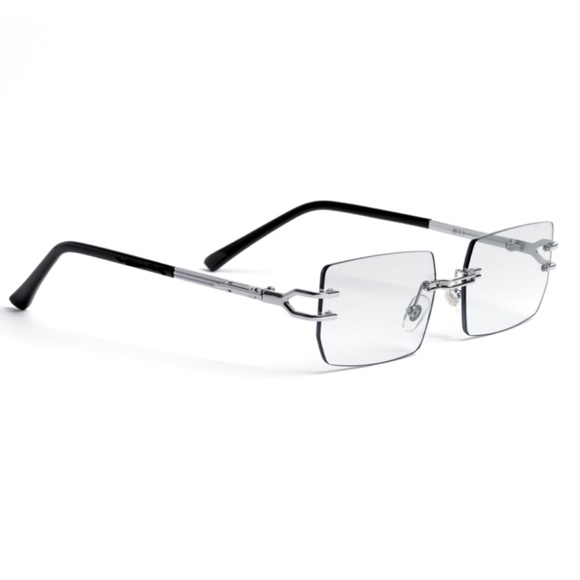 Street Knitted | Accessories | Luxury Retro Style Rimless Clear Tint ...
